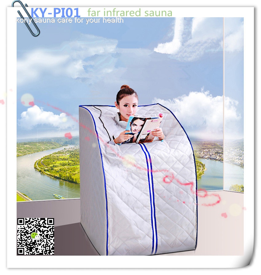 portable far infrared sauna room for half body,as personal care hot ...