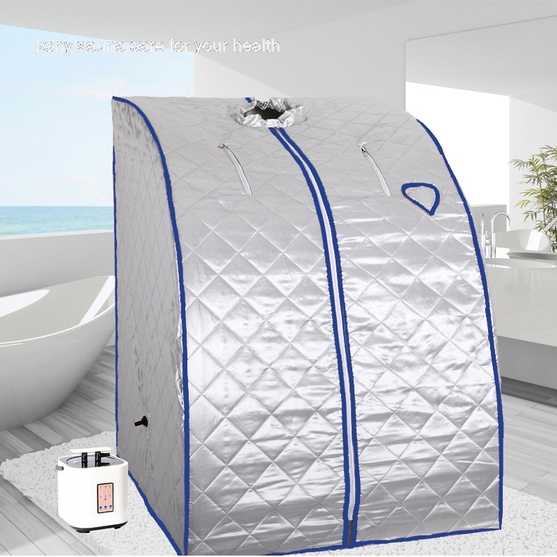 portable steam sauna as personal care hot therapy wet bath
